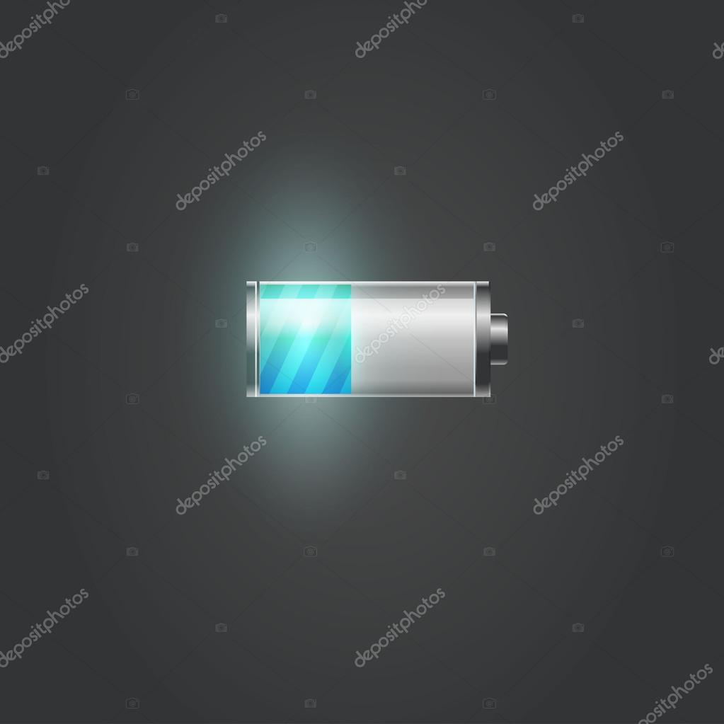 User interface battery charge level indicator Stock Vector Image by ...