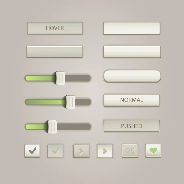 User interface elements Vector Art Stock Images | Depositphotos