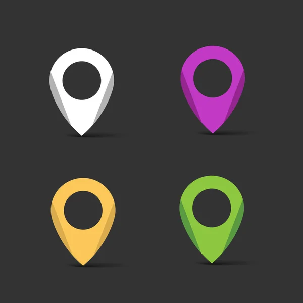 Map markers set Stock Vector Image by ©Perfectfortune #29476407