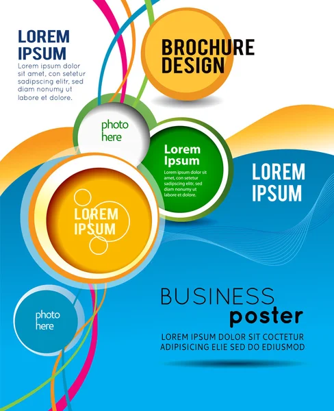 Design moderne de gabarit affiche Vector Art Stock Images | Depositphotos