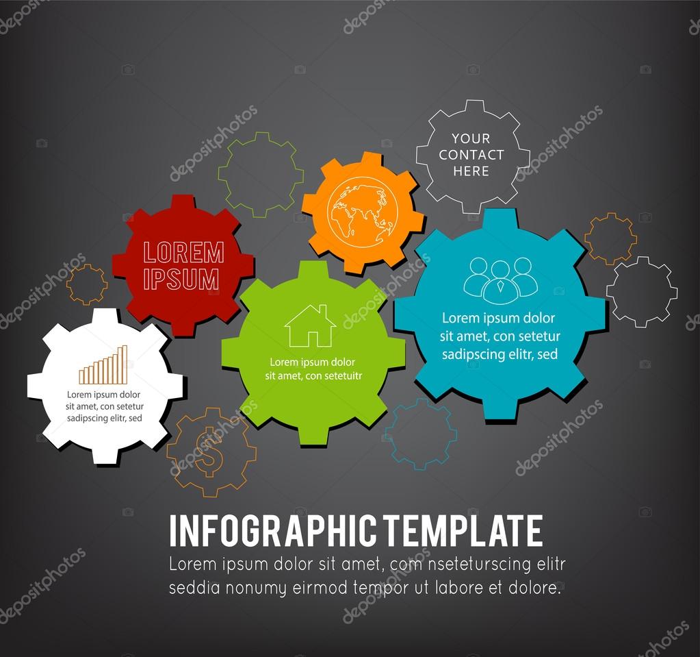 Technology background with gear wheels Stock Vector Image by ©igordudas ...