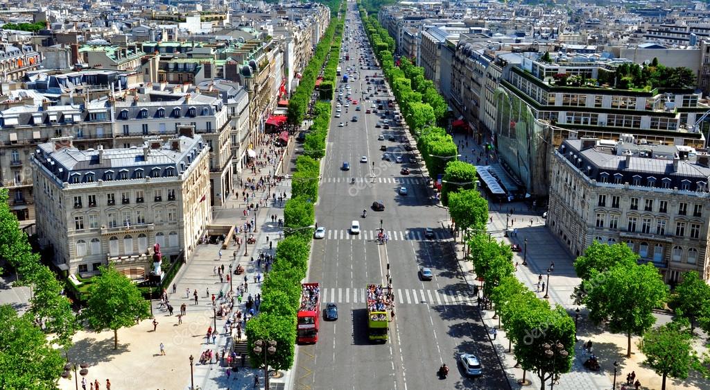 Champs Elysees view Stock Photo by ©Krasnevsky 33529135