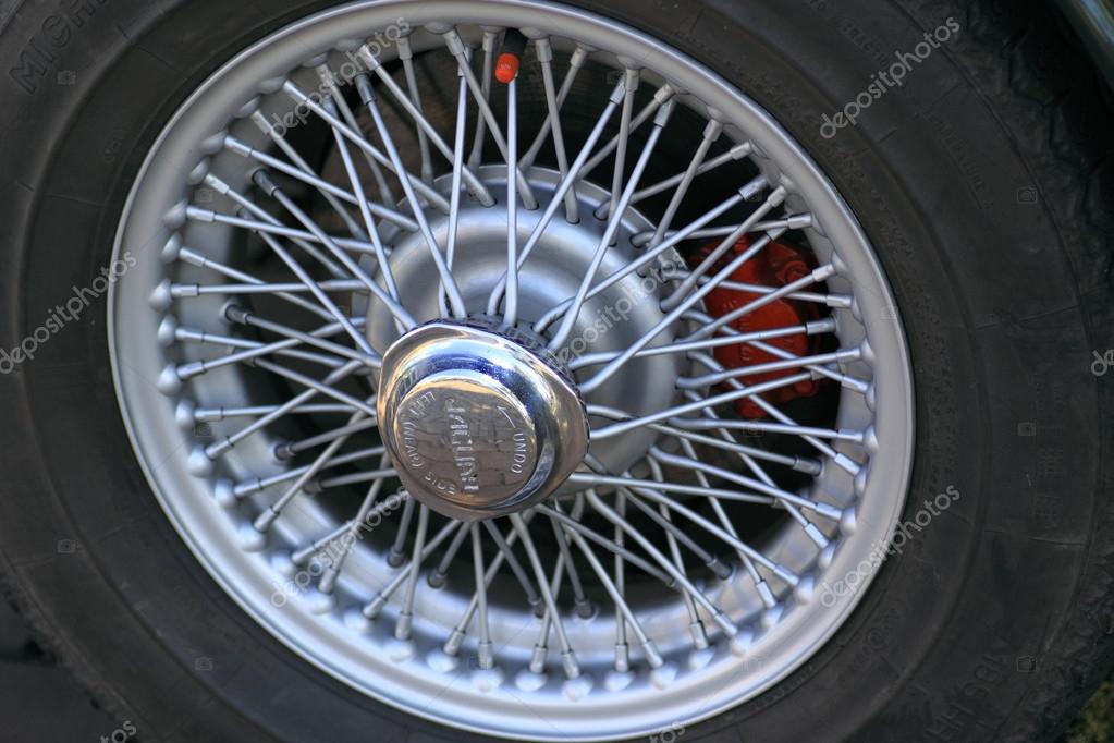Wheels of an expensive car — Stock Photo © Mayerberg #37853387