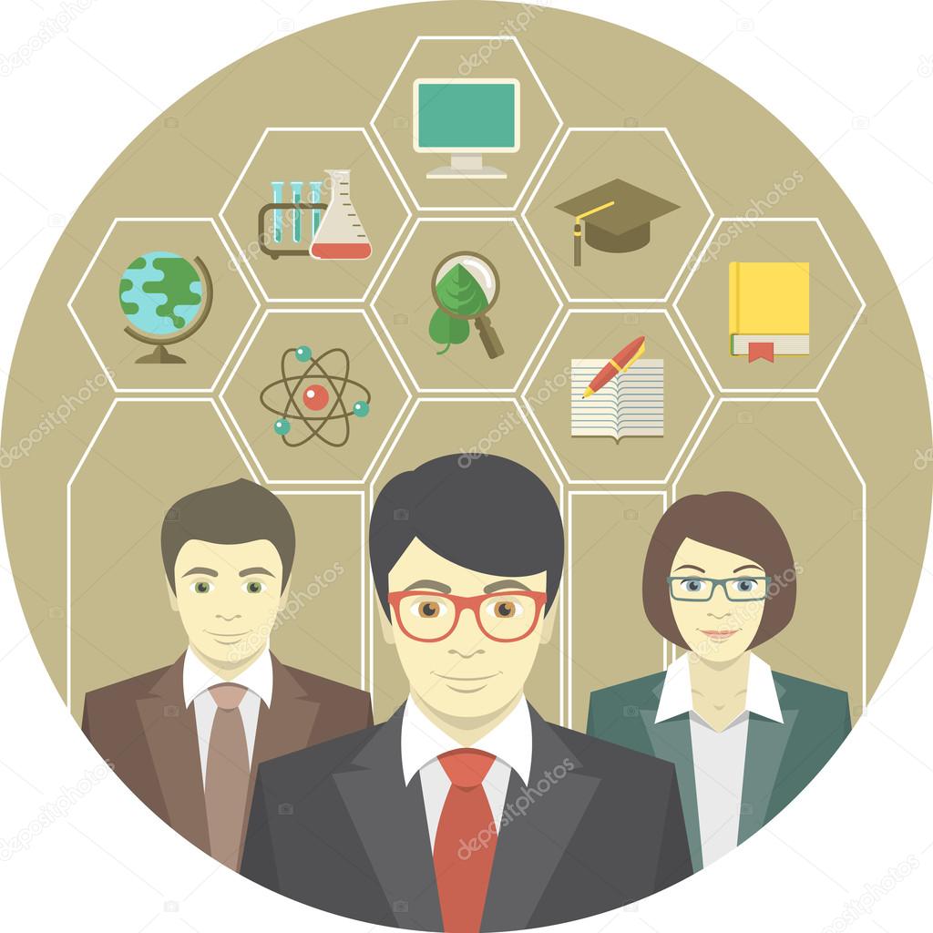 Personal docente Vector de stock #37645955 de ©vectorikart