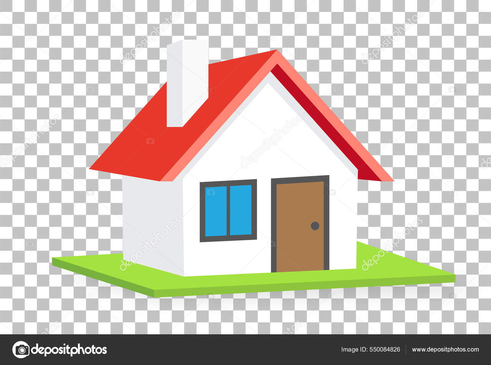 House Icon Effect Isolated Transparent Background Vector Format Stock ...