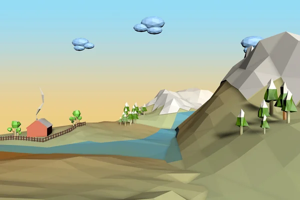 Low poly illustrations Stock Photos, Royalty Free Low poly ...