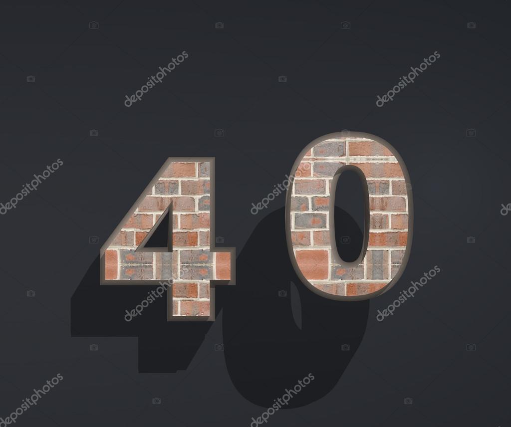 Number 40 — Stock Photo © dmitrri #42680087