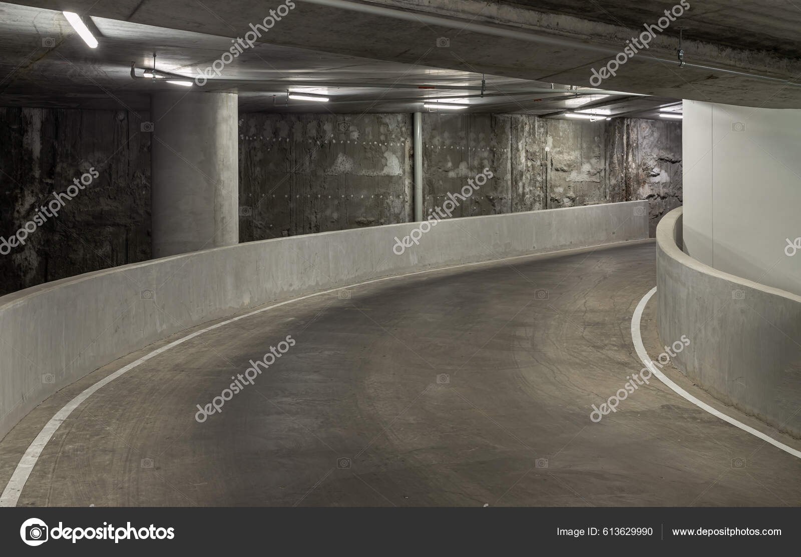 Ramp For Basement Parking Section