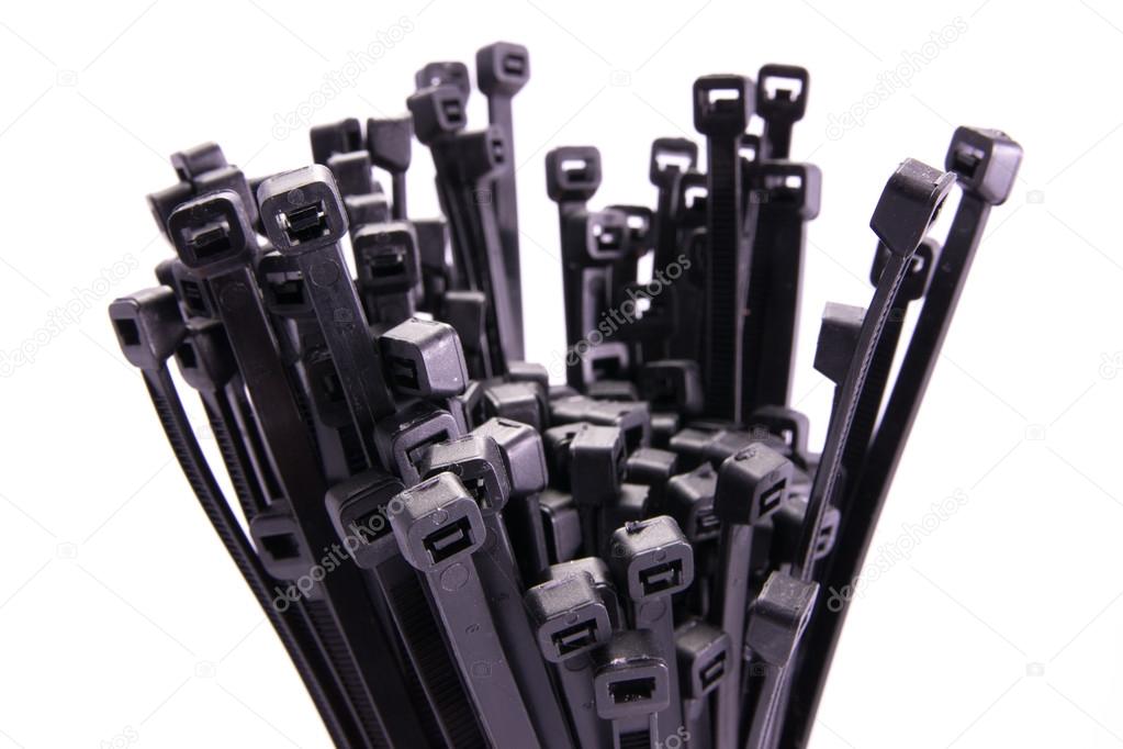 Bundle of cable ties — Stock Photo © arjen2405 #39932761