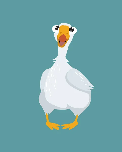 Angry Cartoon Goose