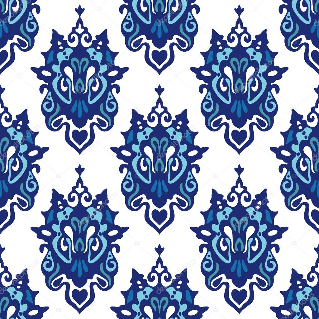 Damask seamless vector floral Stock Vector Image by ©astya #47533305