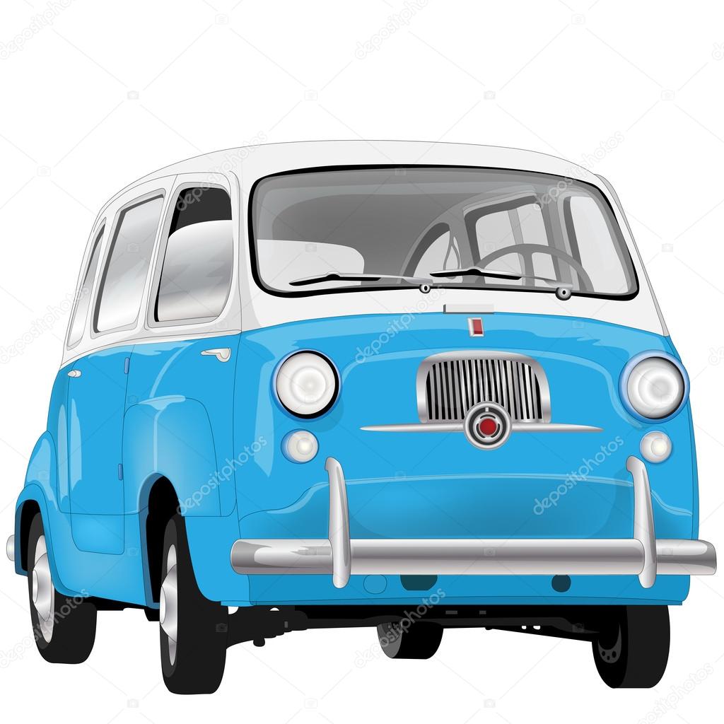 Blue Car Stock Vector by ©Vikysys 27051911