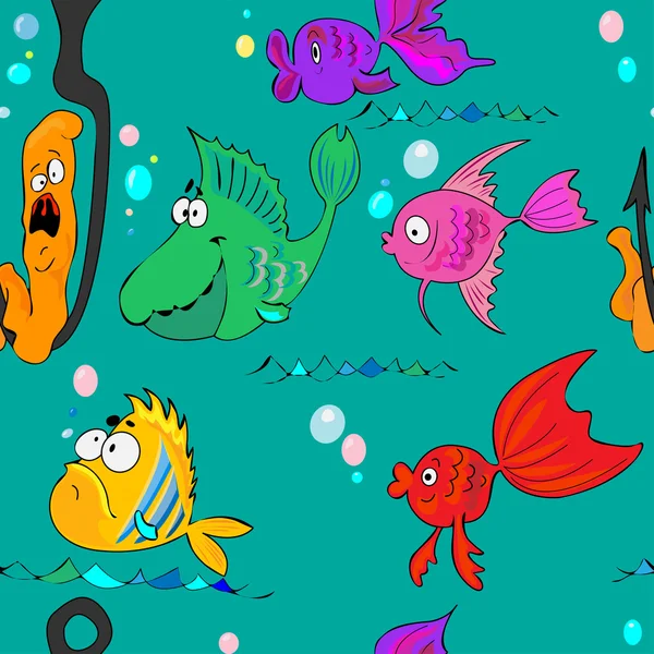 Sea life animals group cartoon illustration Stock Vector Image by ...