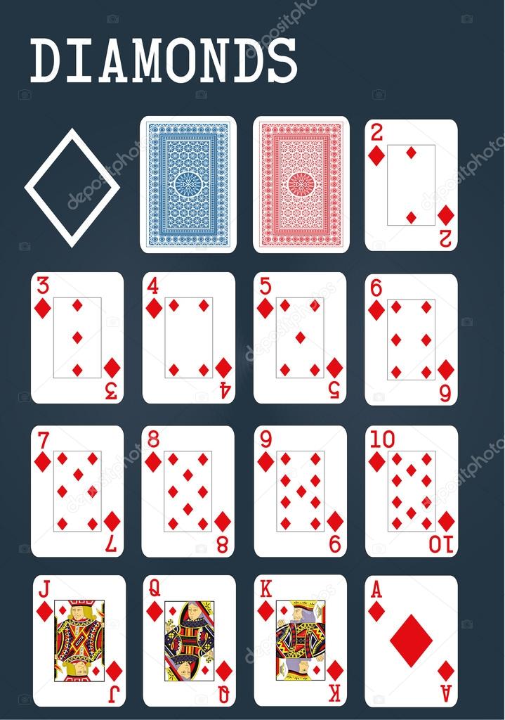 Poker set - Diamonds Stock Vector Image by ©delpieroo #51128007