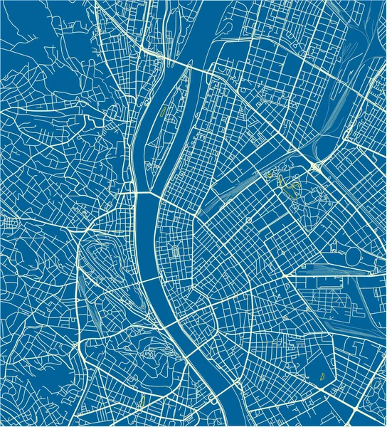 Blue White Vector City Map Warsaw Well Organized Separated Layers Stock Vector Image by ...