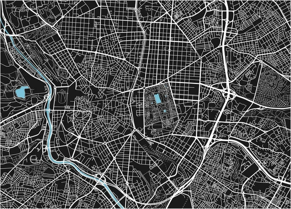 Black White Vector City Map Bucharest Well Organized Separated Layers Stock Vector by ©delpieroo ...