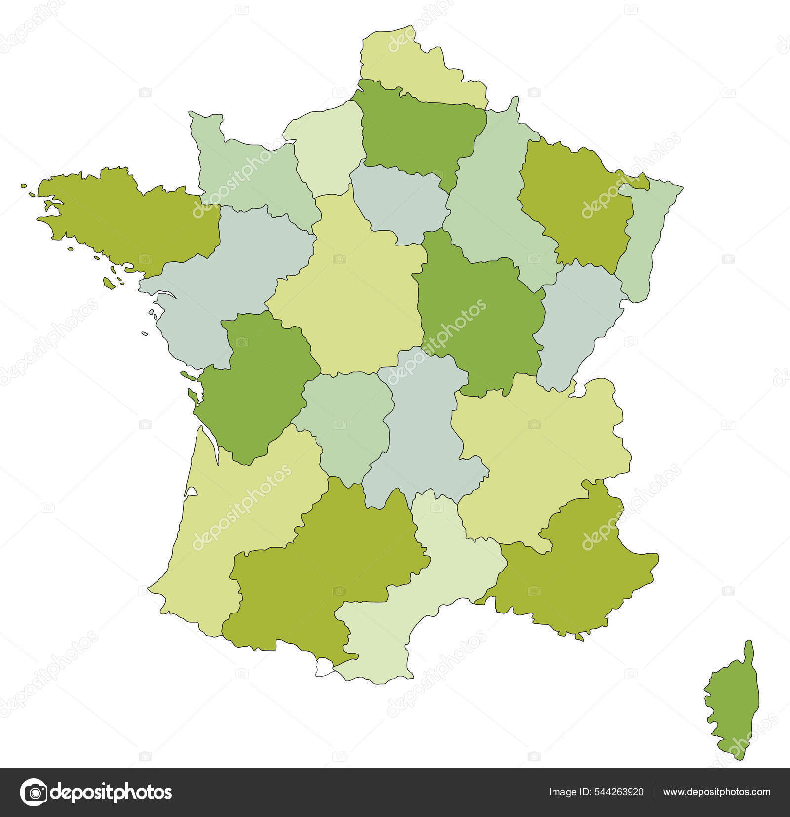 Highly Detailed Editable Political Europe Map Stock