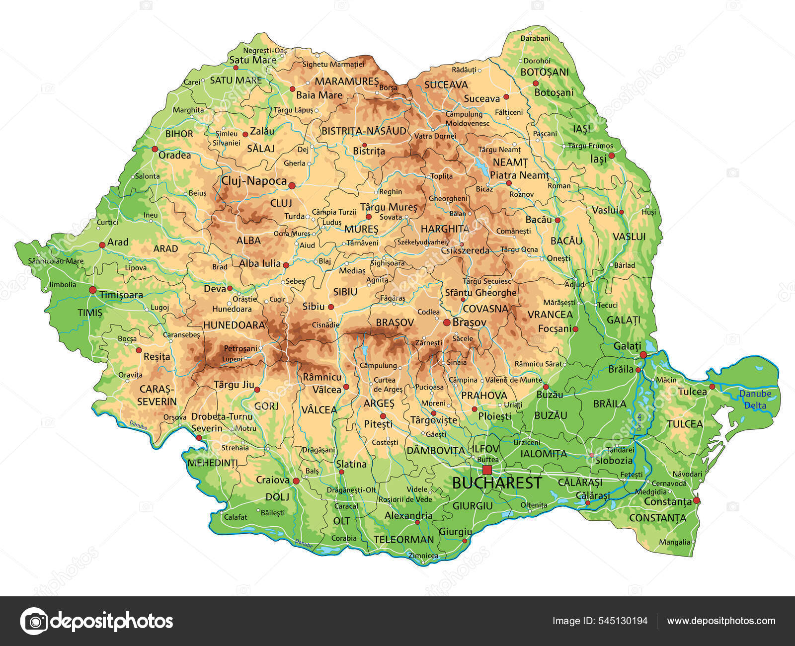 Mapa Fisico Romeno Lucas Romero Director SYNOPSIS Consultores