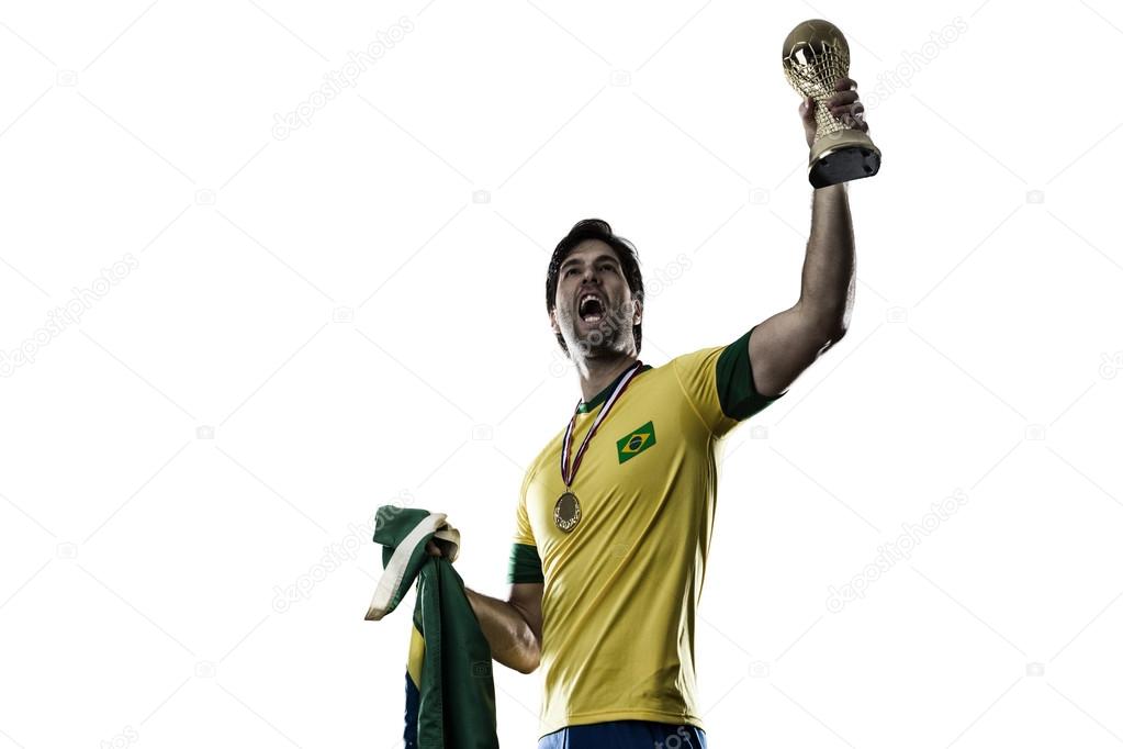 Brazilian soccer player Stock Photo by ©betochagas 46266801