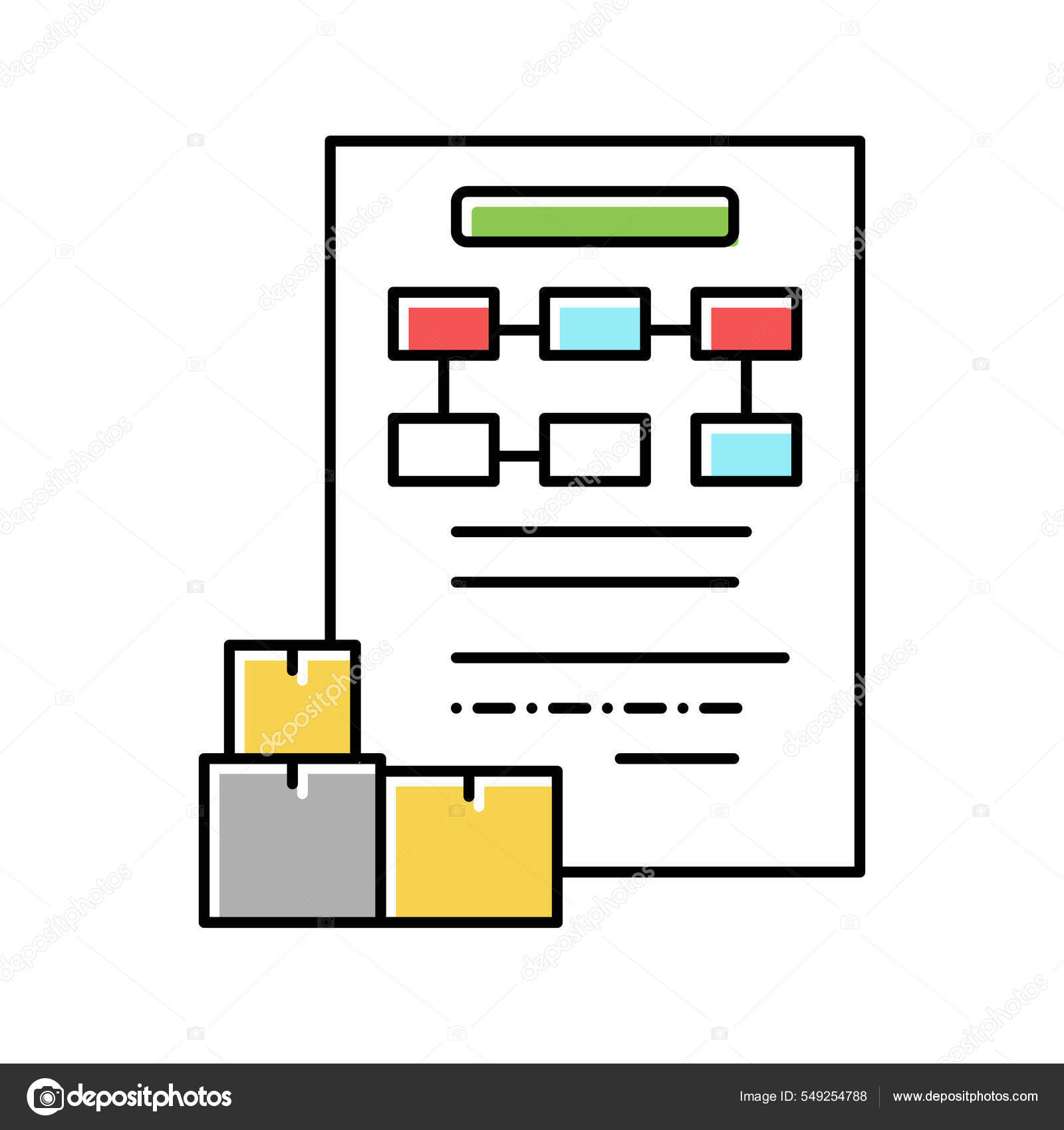 Order management color icon vector illustration Stock Vector Image by ...