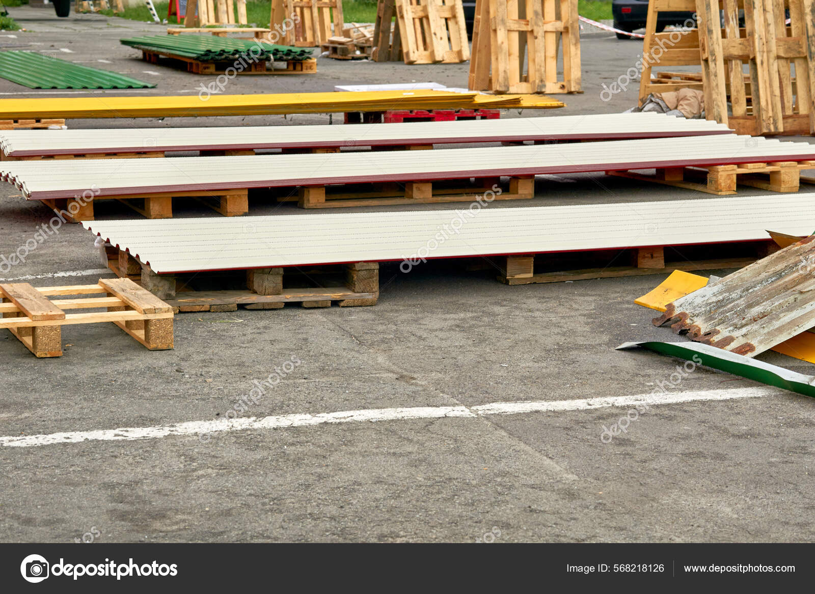 Cladding sheets profiles ready for sale from stock.Prepared for ...