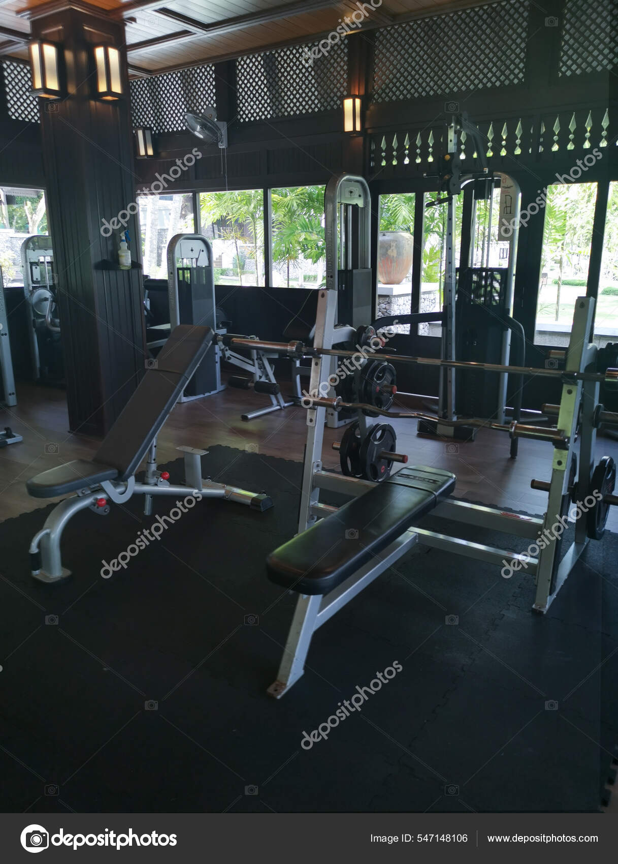 January 2022 Perak Malaysia Scene Small Light Gym Room Modern — Stock ...