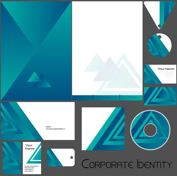 Corporate identity template no. 19.1 - Stock Image - Everypixel