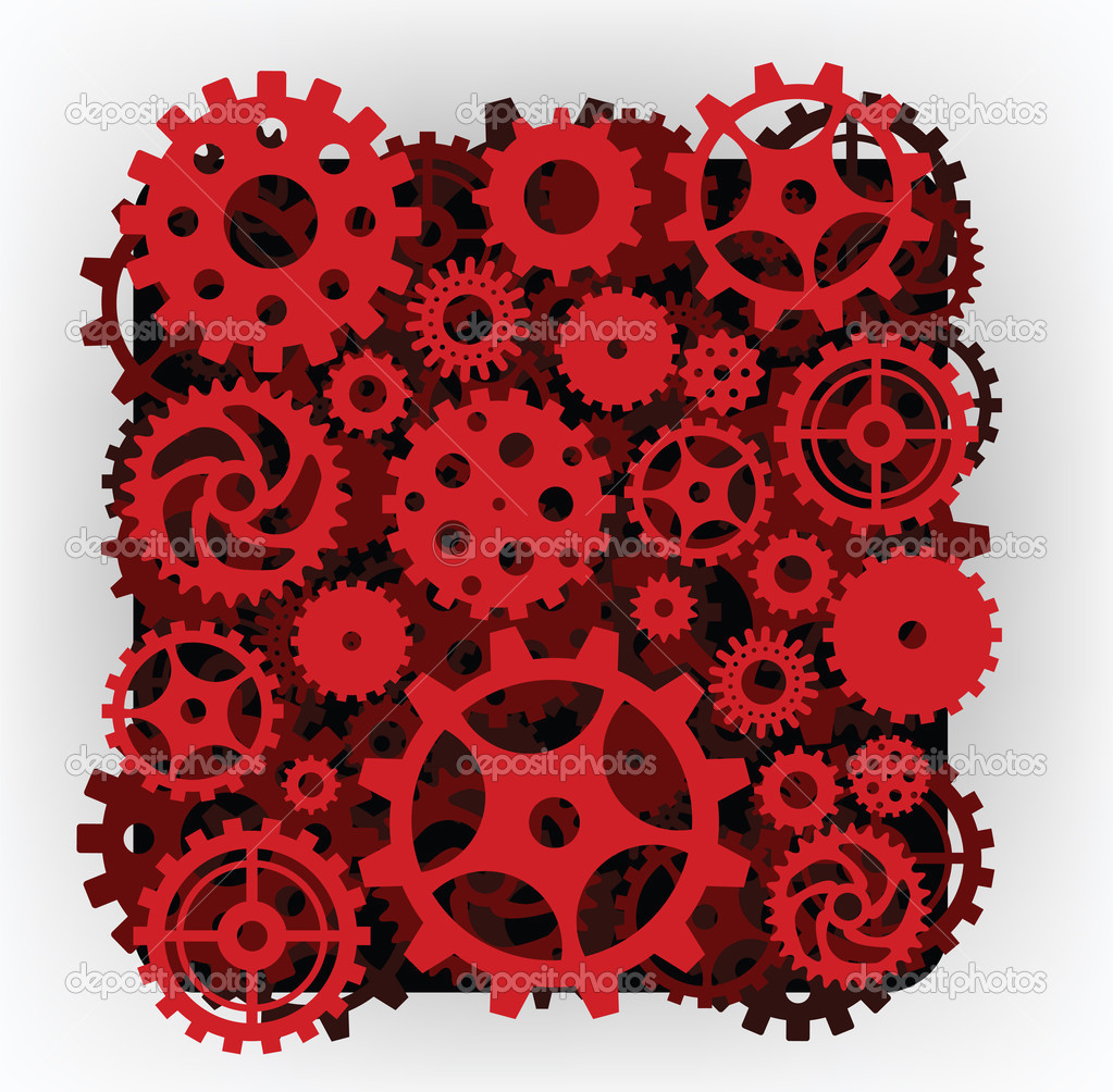 The machine (red) Stock Vector by ©jiri_kaderabek 27725983