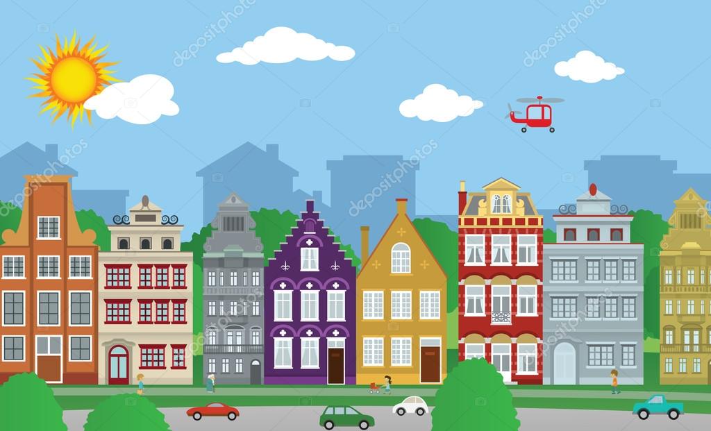 Old town Stock Illustration by ©jiri_kaderabek #29686213