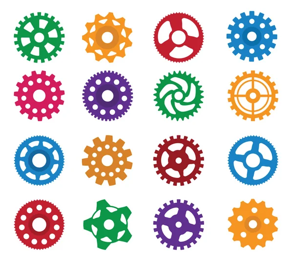 Colorful Gears Clipart