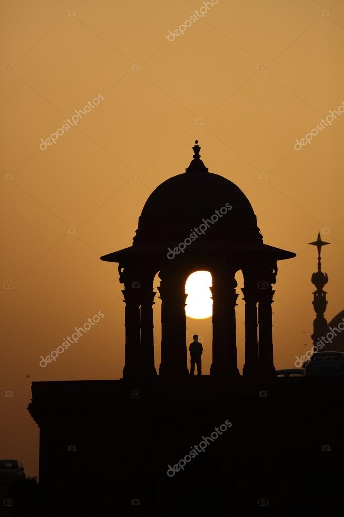 Indian Government buildings, Raj Path, New Delhi, India Stock Photo by ...