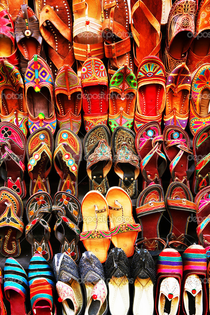 Indian traditional slippers Stock Photo by ©rechitansorin 25842039