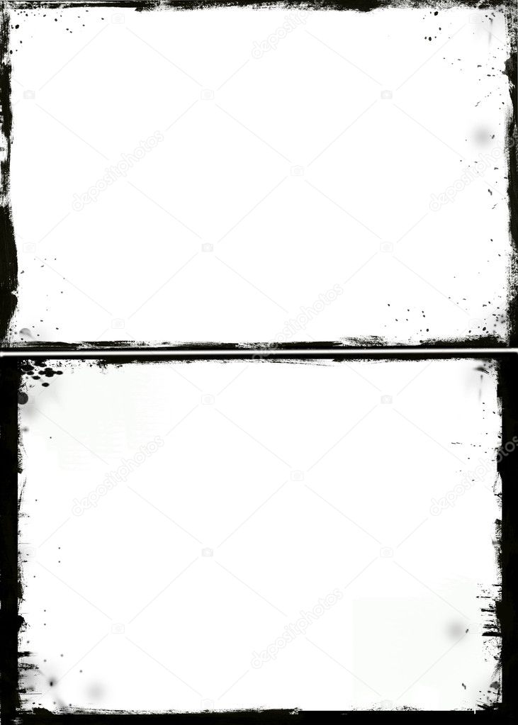 Set of 2 grunge frame — Stock Photo © Milanares #41257651