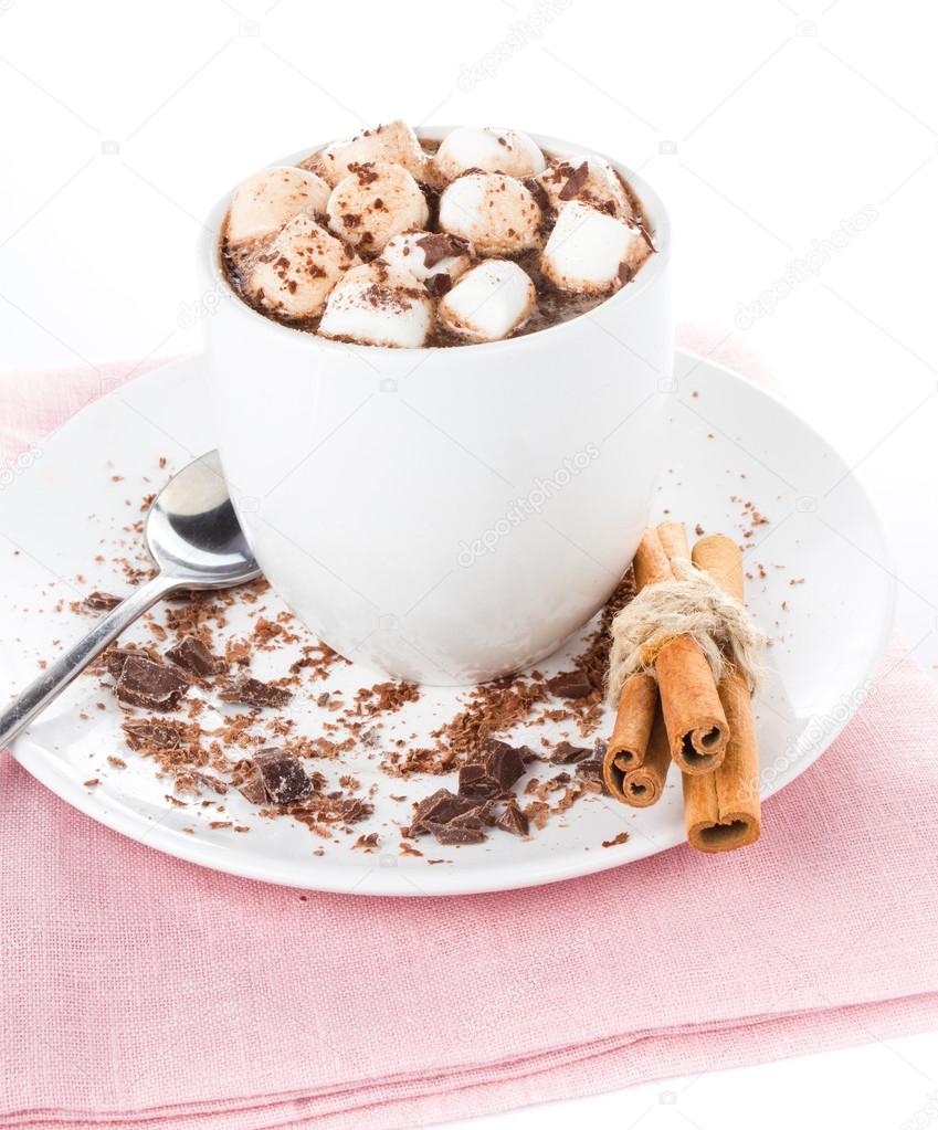 Hot Chocolate With Mini Marshmallows