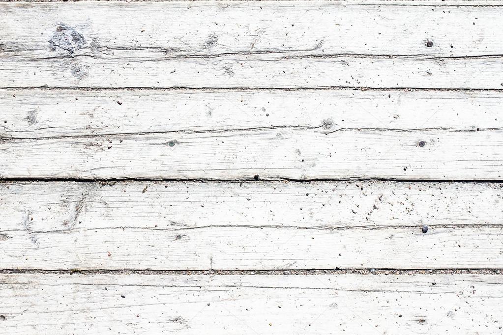 Old vintage wooden white background, table or floor — Stock Photo ...