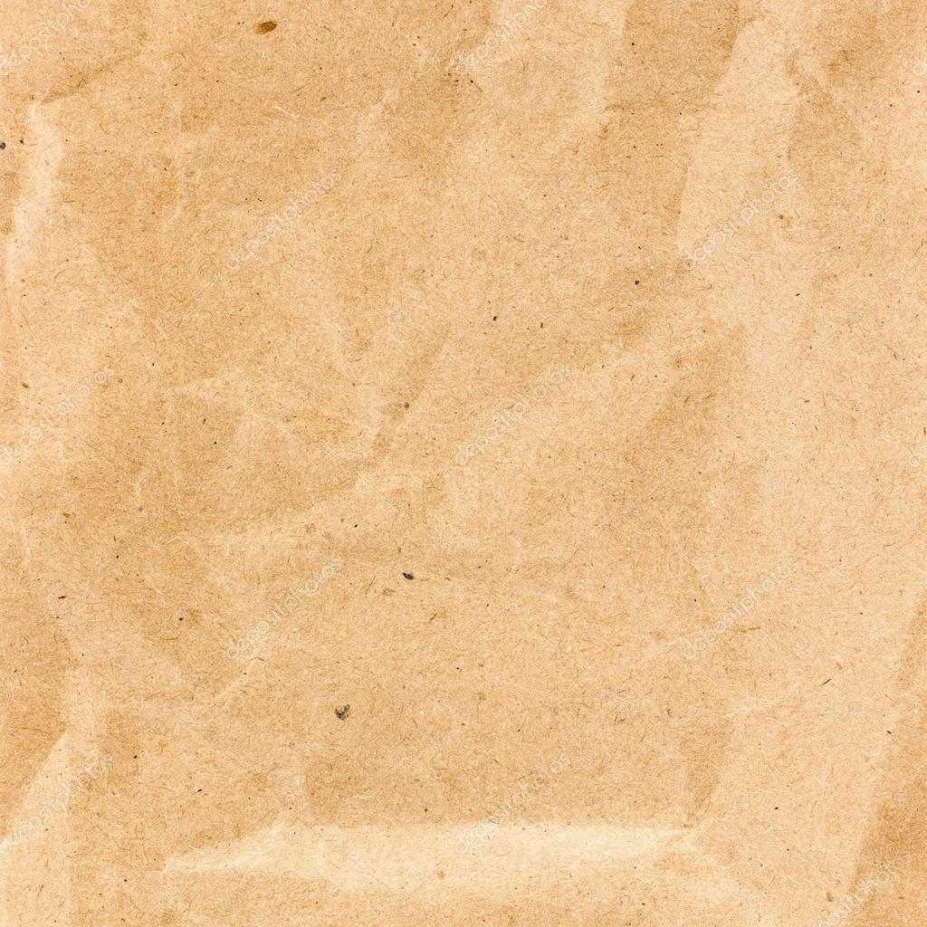 Crumpled yellow recycled paper texture or background — Stock Photo ...