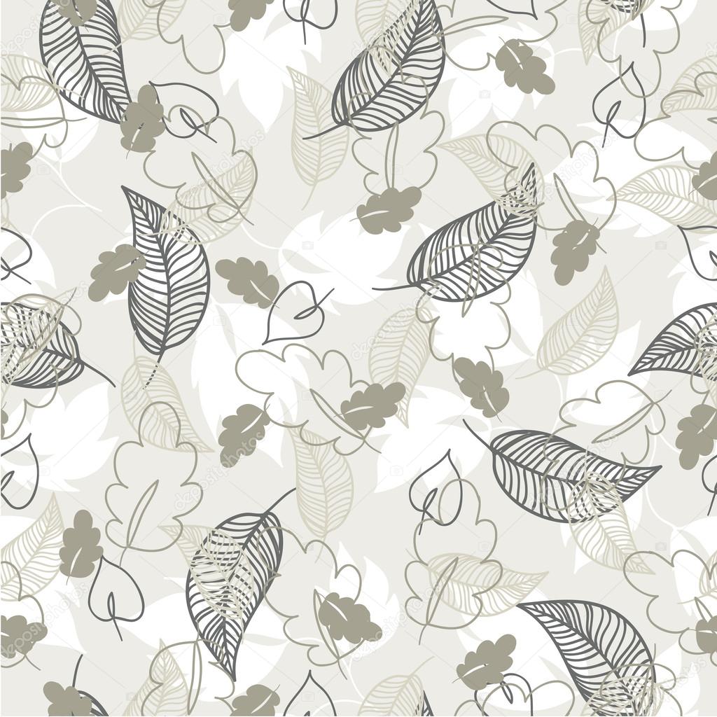 A seamless leaf pattern. Stock Vector Image by ©Depiano #26707093