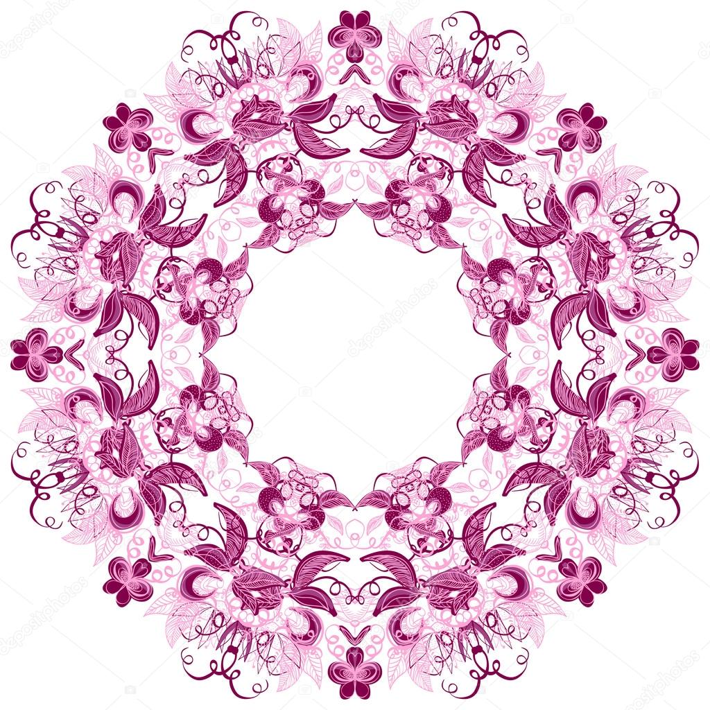 Vintage template circle background Stock Vector Image by ©Depiano #27216479