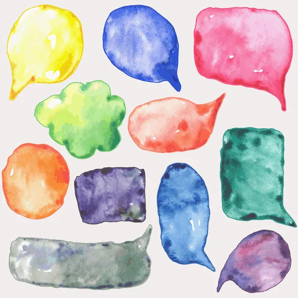 Watercolour speech bubble Vector Art Stock Images | Depositphotos