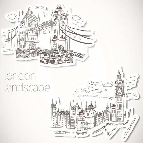 London landscape Vector Art Stock Images | Depositphotos