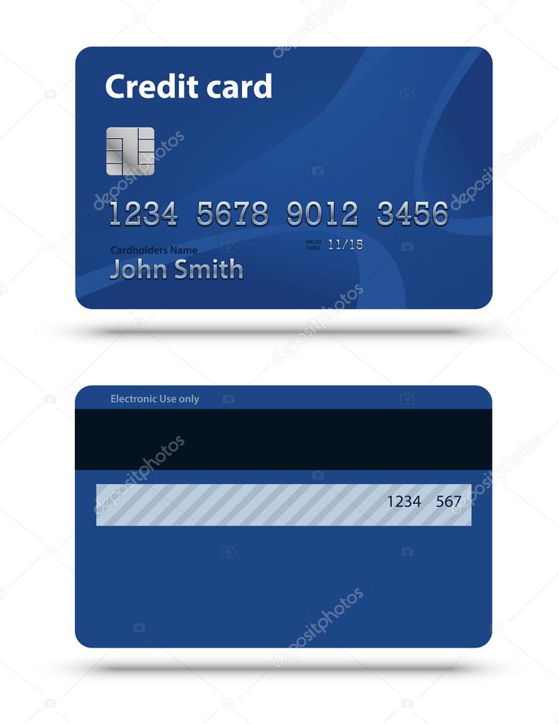 Blank Visa Credit Card