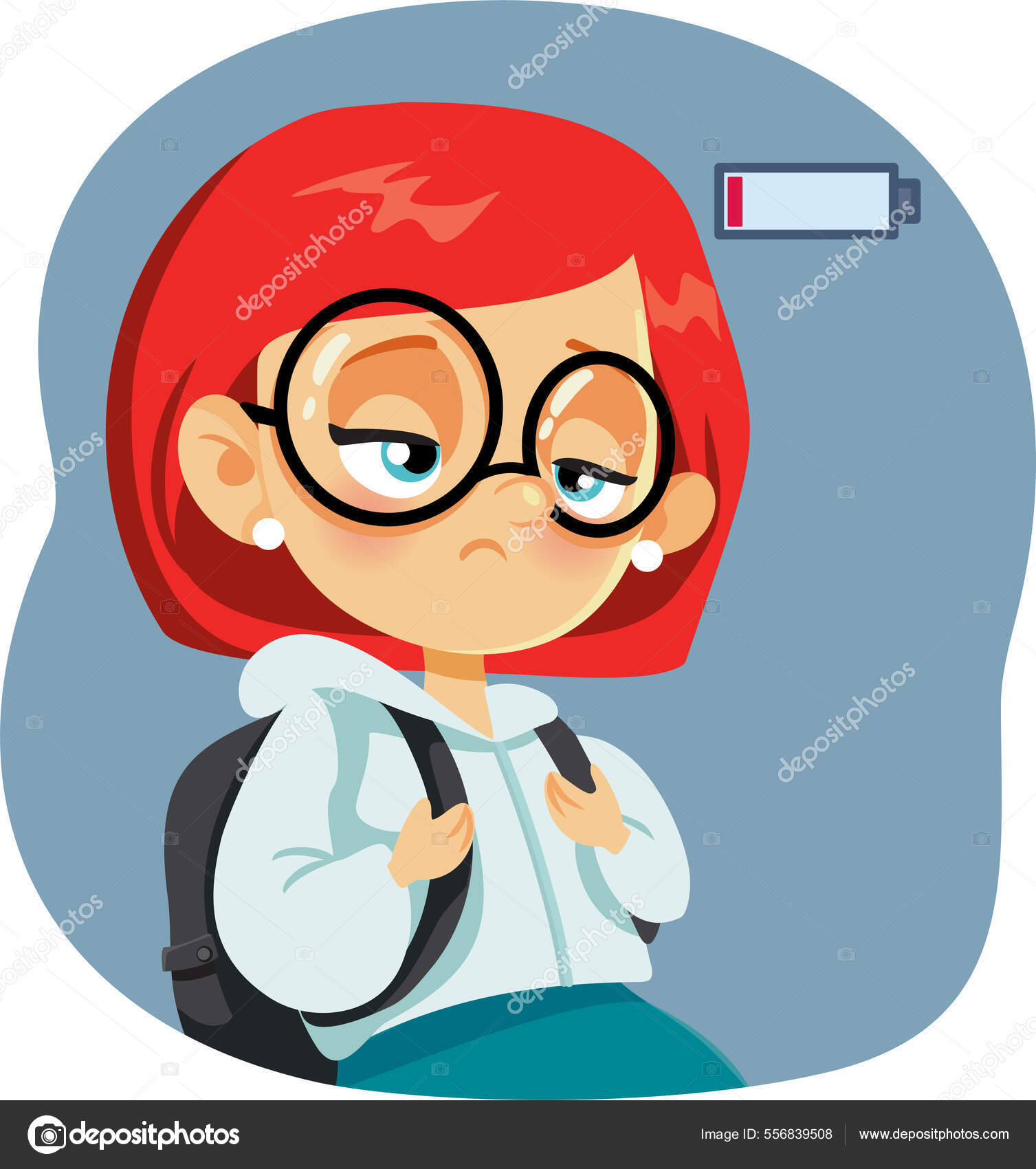 Tired Girl Animation