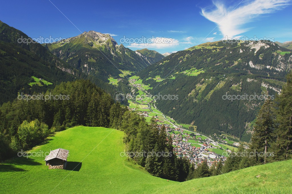 Zillertal, Austrian Alps — Stock Photo © mildax #46864643