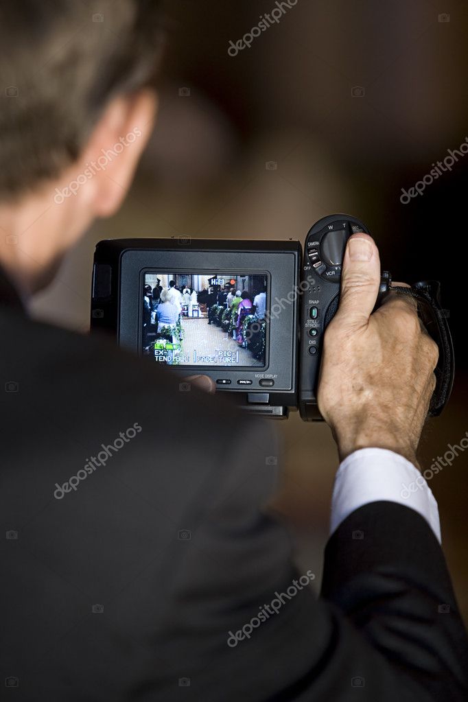 Video at wedding — Stock Photo © noltelourens #25915833
