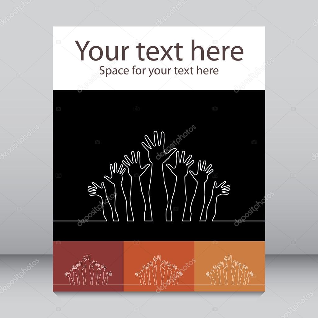 Simple line illustration of hands vector. Stock Vector Image by ...