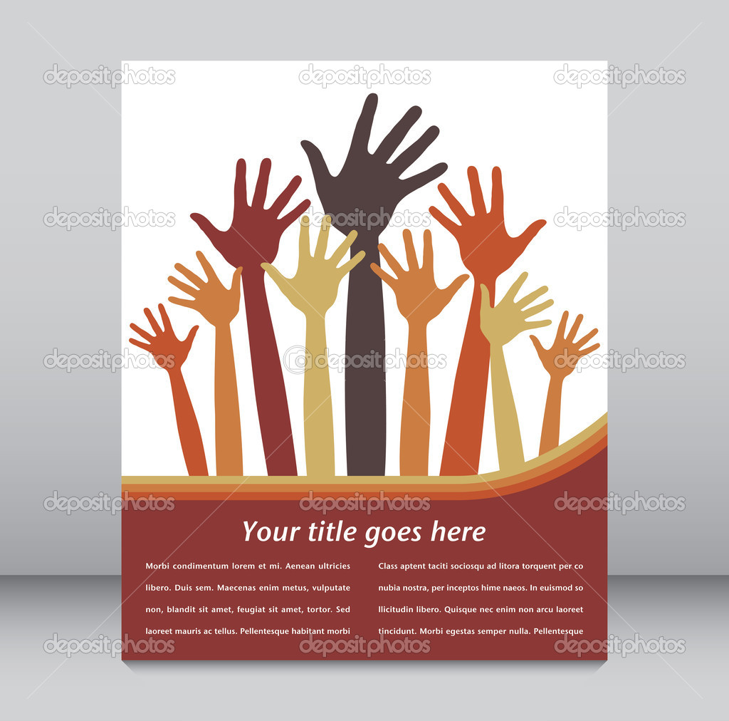 Large group of colorful hands vector. Stock Vector Image by ©aquasip ...