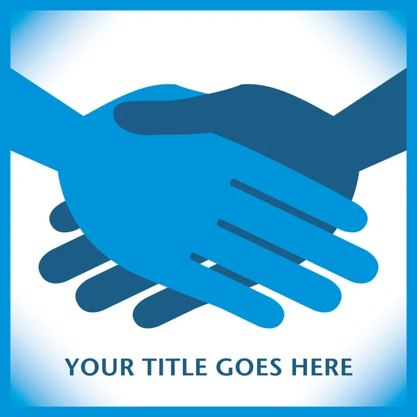 Handshake, Teamwork Hands Logo. Vector illustration. Stock Vector Image ...