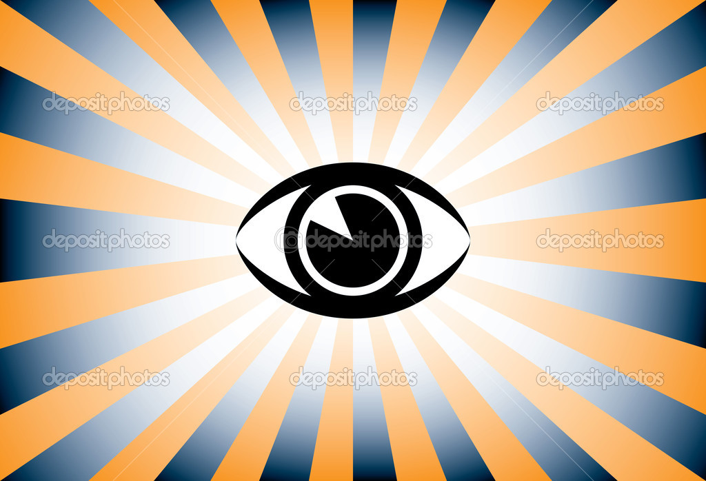 Eye sunburst vector. Stock Vector Image by ©aquasip #26870019