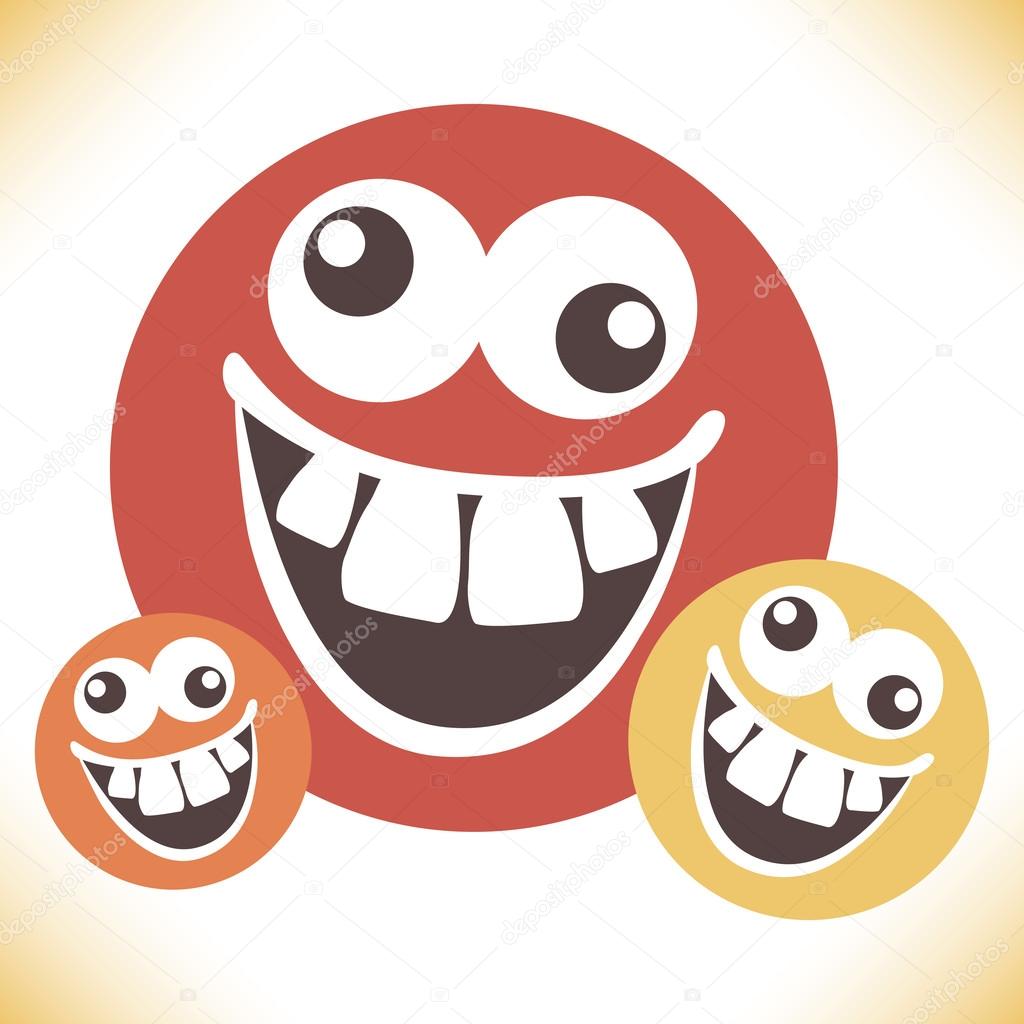 Crazy face circles design. Stock Vector Image by ©aquasip #26871187
