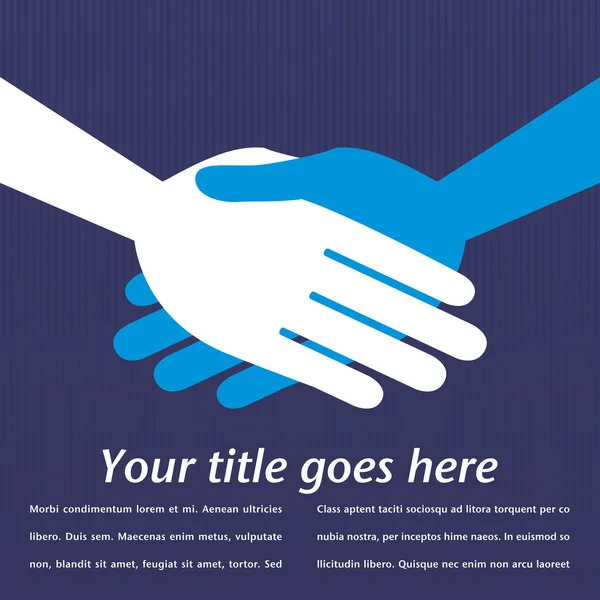 Handshake, Teamwork Hands Logo. Vector illustration. Stock Vector Image ...